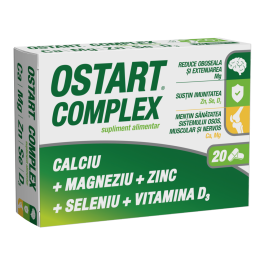 OSTART COMPLEX Ca+Mg+Zn+Se+D3 2bls x 10 cpr film