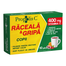 PROPOLIS C RĂCEALĂ și GRIPĂ COPII x 10 pl